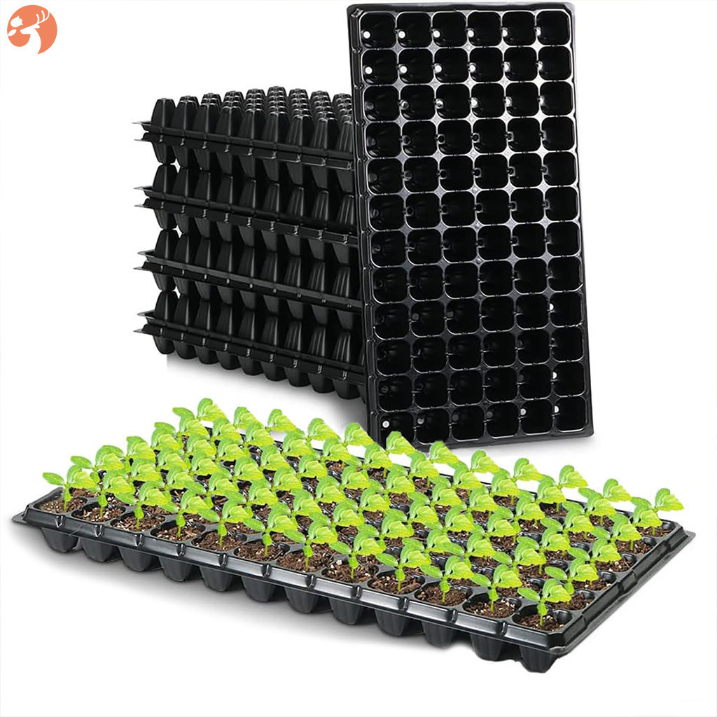 【YIDEA】Seed Starter Plants Growing Trays PET Seed Started Plug Trays ...