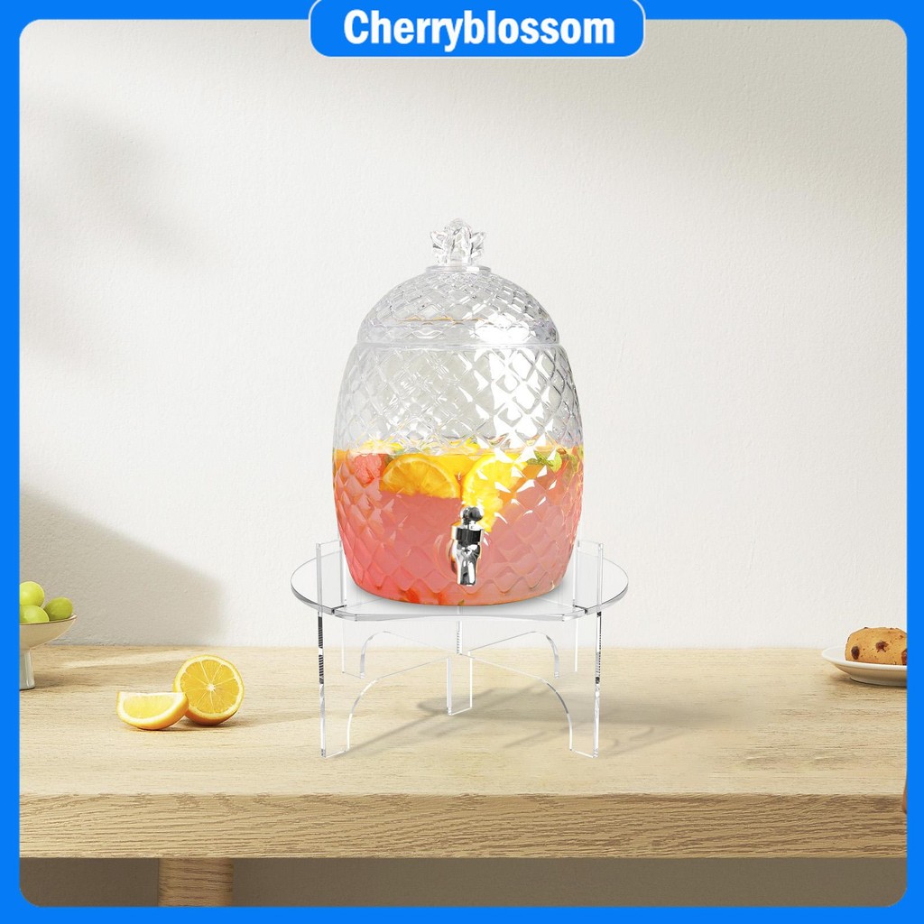 Beverage Dispenser Stand Acrylic Juice Dispenser Stand Stable Pitcher ...