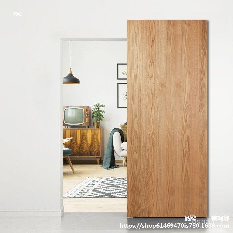 J-H/Ghost Door Trackless Sliding Door Barn Door Invisible Push-Pull ...