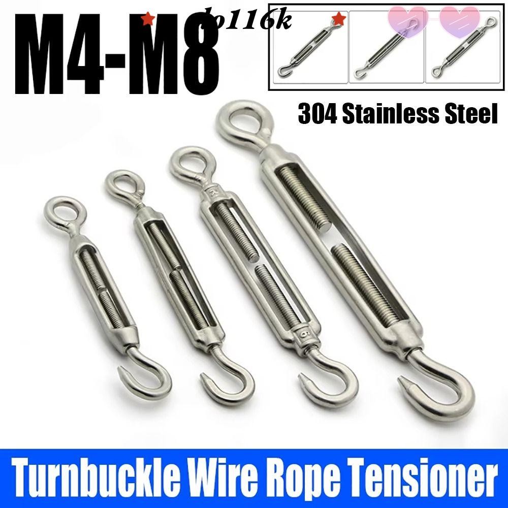 ELO11 1Pcs Wire Rope Tensioner, M4/M5/M6/M8 Oc Oo Cc Type Tension ...