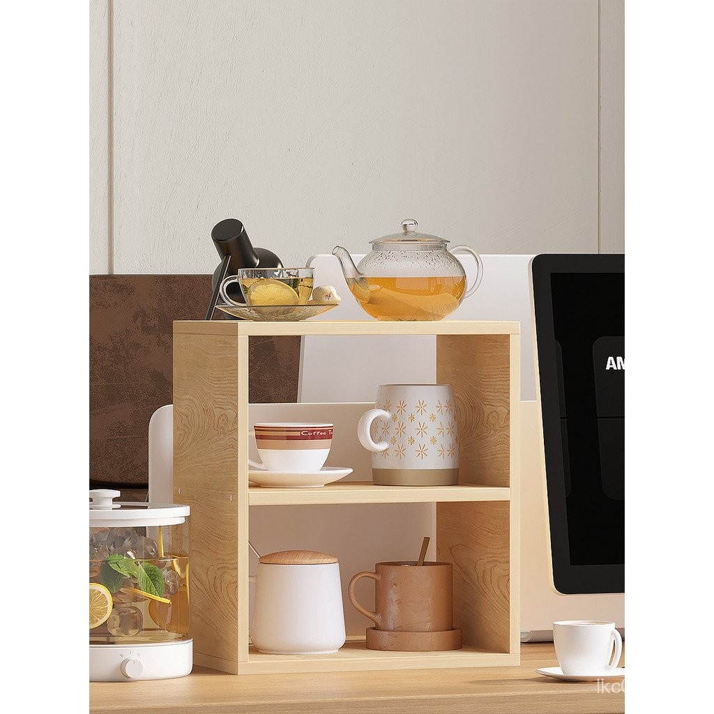 Home Office New Kitchen Multi-Small Shelf Bookshelf Layered Shelf ...