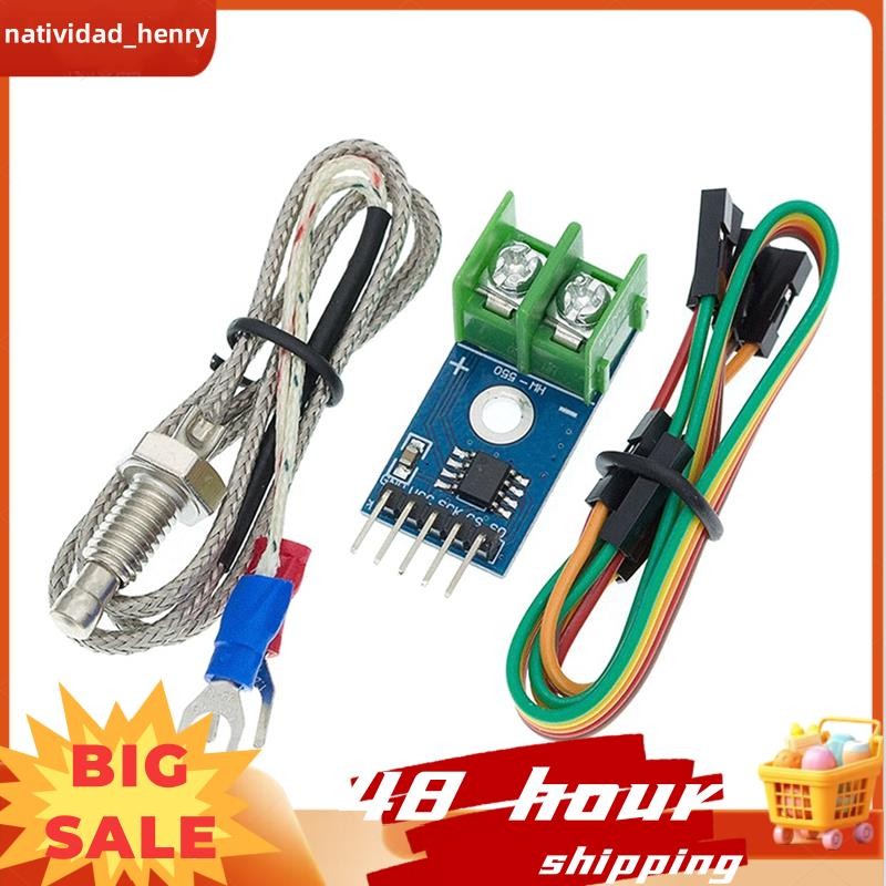 MAX6675 Module with K Type Thermocouple Sensor High Accuracy ...