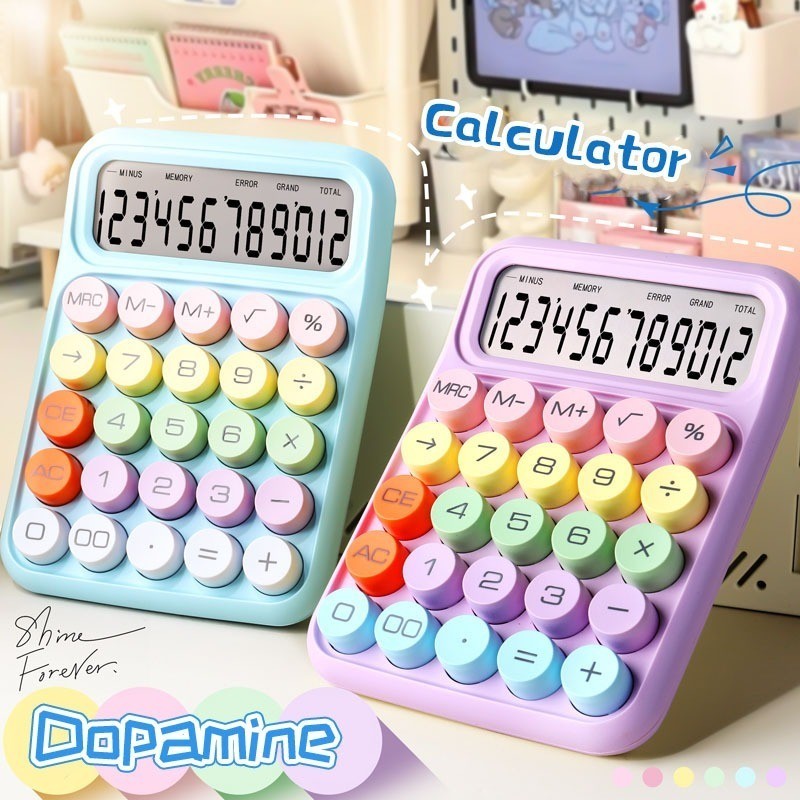 【READY STOCK】Dopamine 12 Digits Calculator Dual Power Calculator ...
