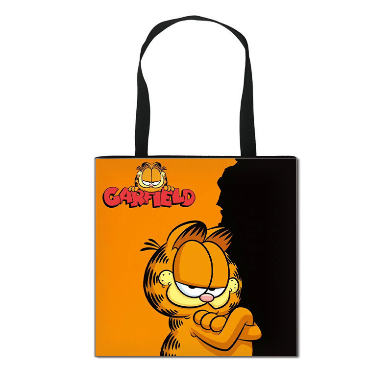 New Garfield Peripheral Student Large-Capacity Messenger Bag Daily ...