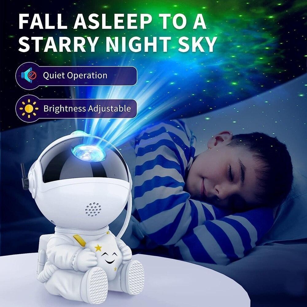 MyShop MINI Astronaut Starry Projector 360° Adjustable Galaxy Sky Night ...