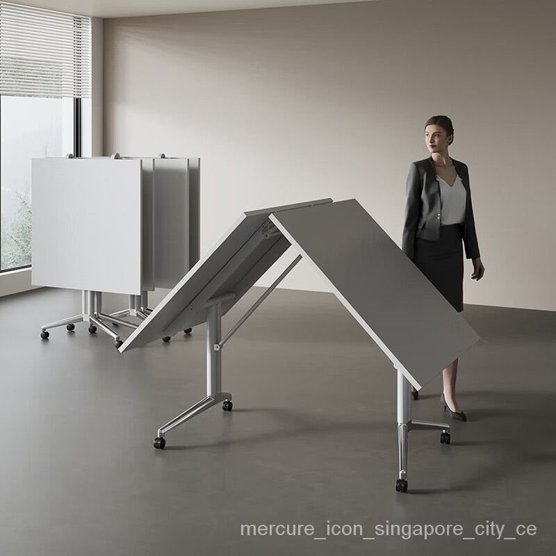 QY2Movable Folding Conference Table Long Table Training Table ...