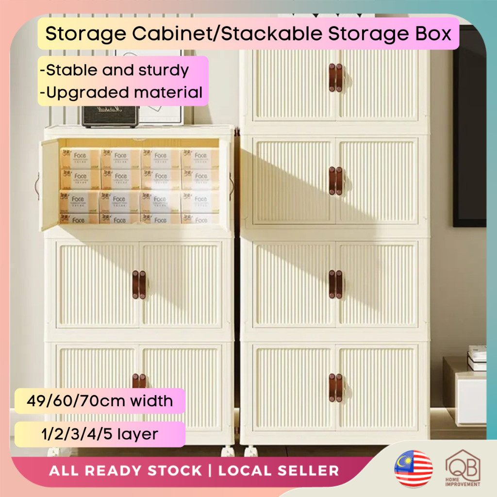 Cabinet Storage Stackable Storage Box Drawer Cabinet Clothes Organizer ...