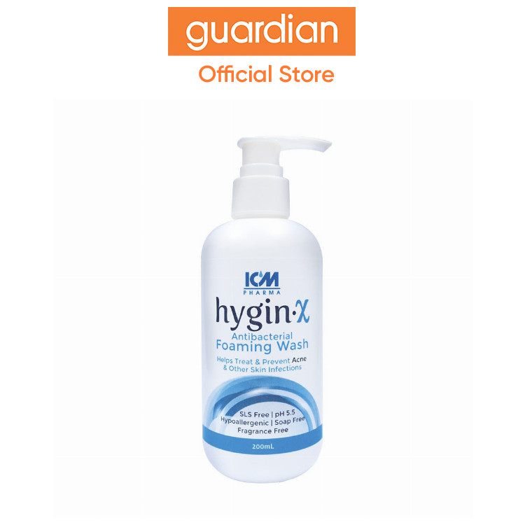Hygin-X Antibacterial Foaming Wash for Face & Body 200ml | Shopee Singapore