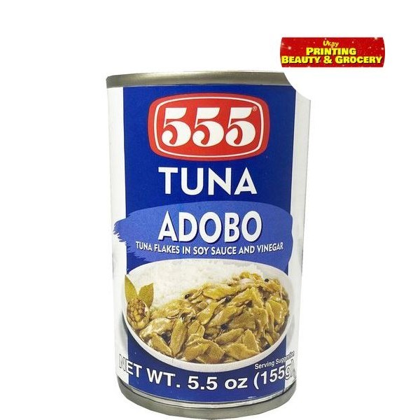 555 Tuna Flakes In Adobo 155g Filipino Favorite | Shopee Singapore