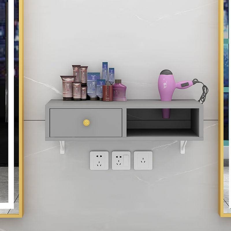 Barber shop tool cabinet, hair salon mirror table cabinet, integrated ...