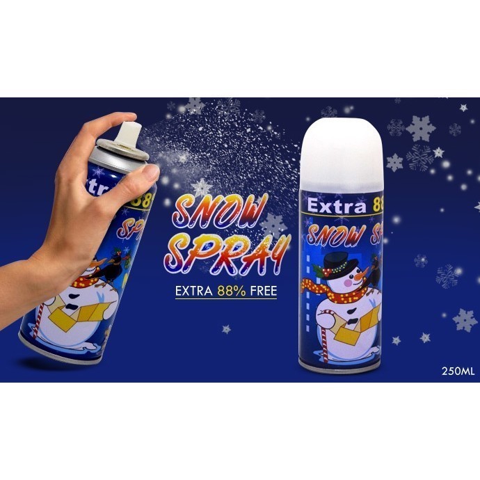 (Next Day Delivery) Christmas Fun Snow Spray Can Party Trees Decoration ...