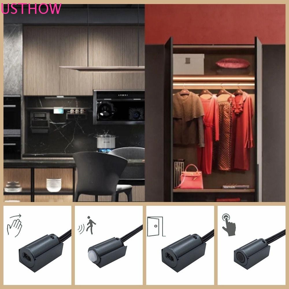 USTHOW Hand Sweep Sensor Switch, Touch Motion ABS Sensing on-Off ...