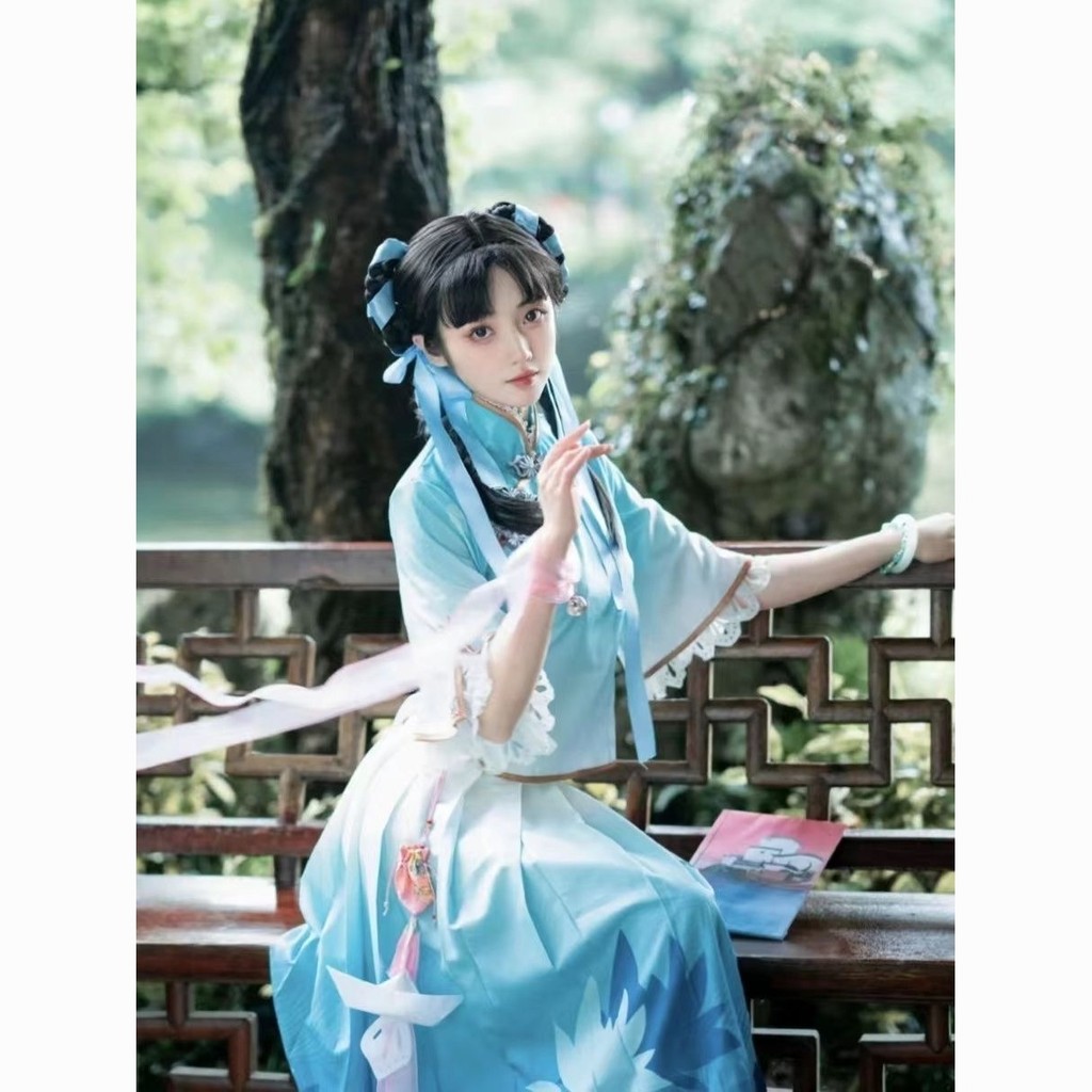 King Glory Xi Shi cos Clothing Shiyu Jiangnan Republic of China Style ...