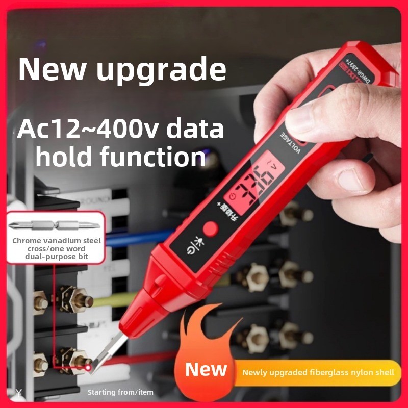 Upgraded electric pen, universal multimeter, non-contact voltage tester ...