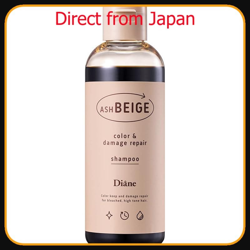 Diane Diane Color Shampoo Ash Beige [Color Charge & Damage Repair for ...