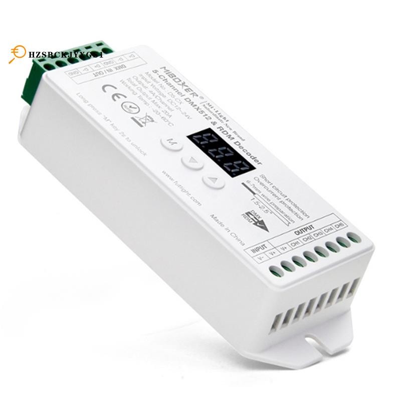 DMX512 Decoder RDM Controller D5- 5 Channel Decoder for LED Lighting ...