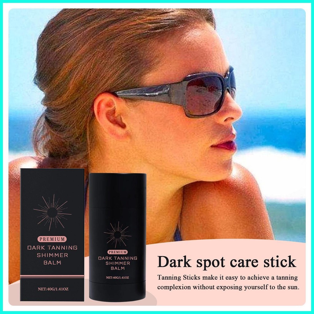 Dark Tanning Shimmer Balm 40g Sunless Tanner For Face Ultra ...