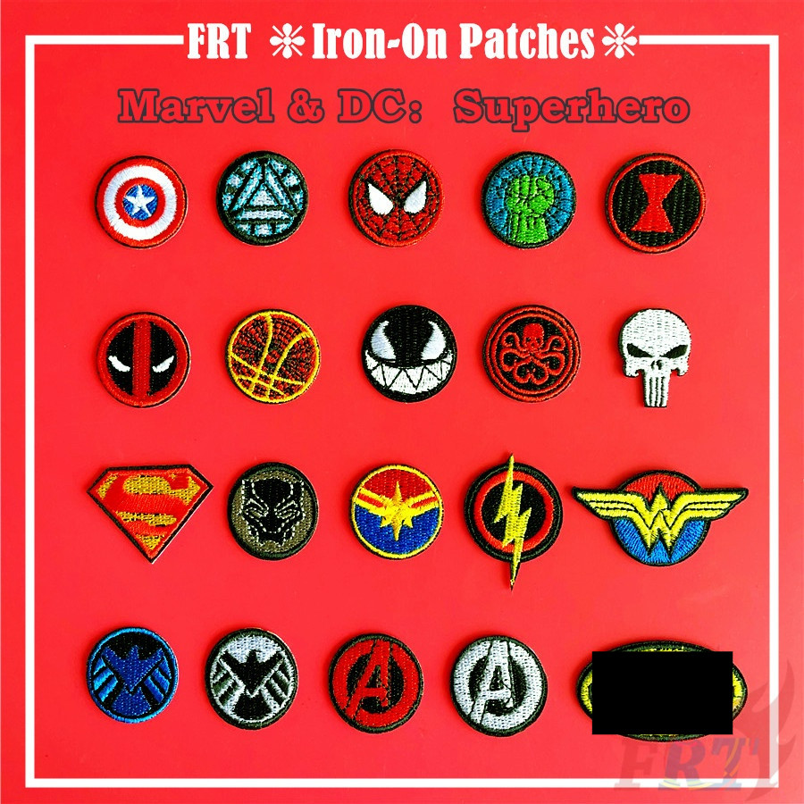 ☸ Heroes Mini Iron-on Patch ☸ 1Pc Iron on Sew on Badges Patches DIY ...