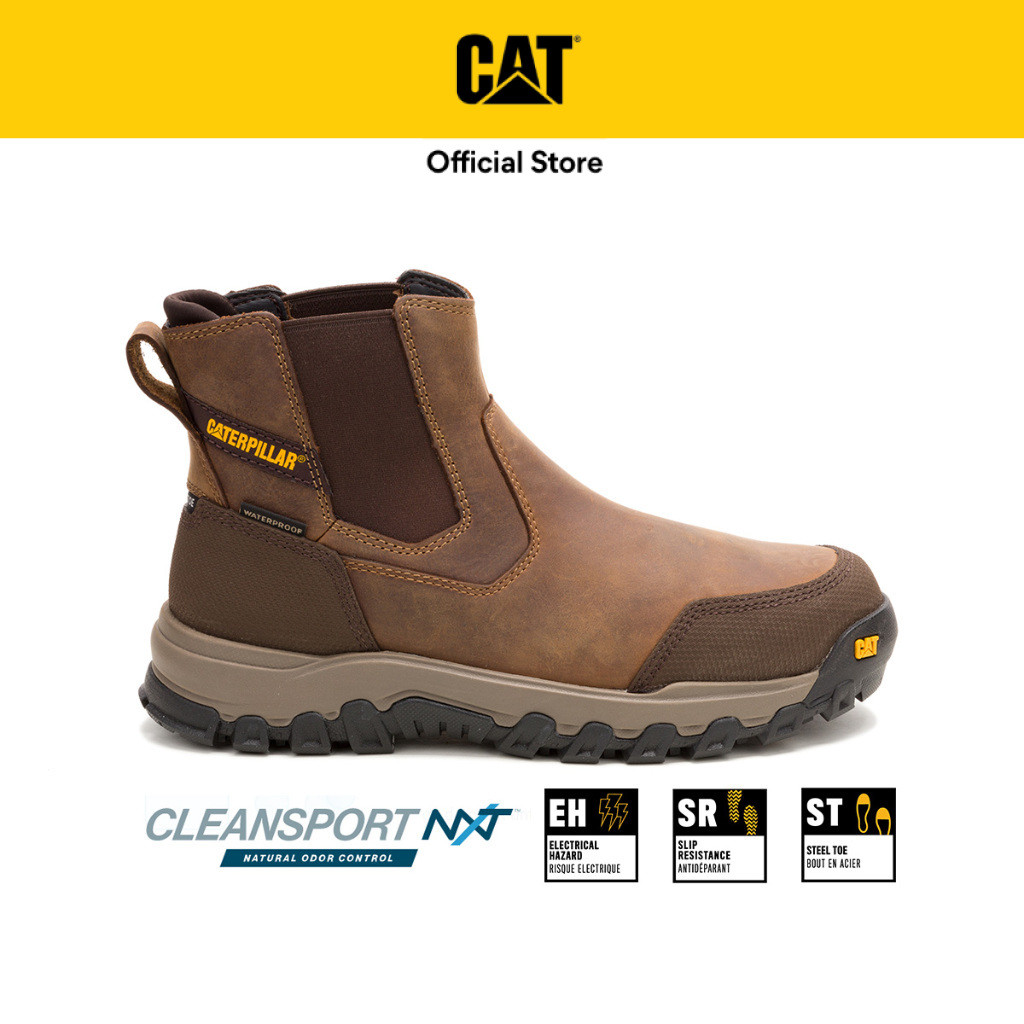 Caterpillar Men's Threshold Rebound Chelsea Boots Waterproof Steel Toe ...
