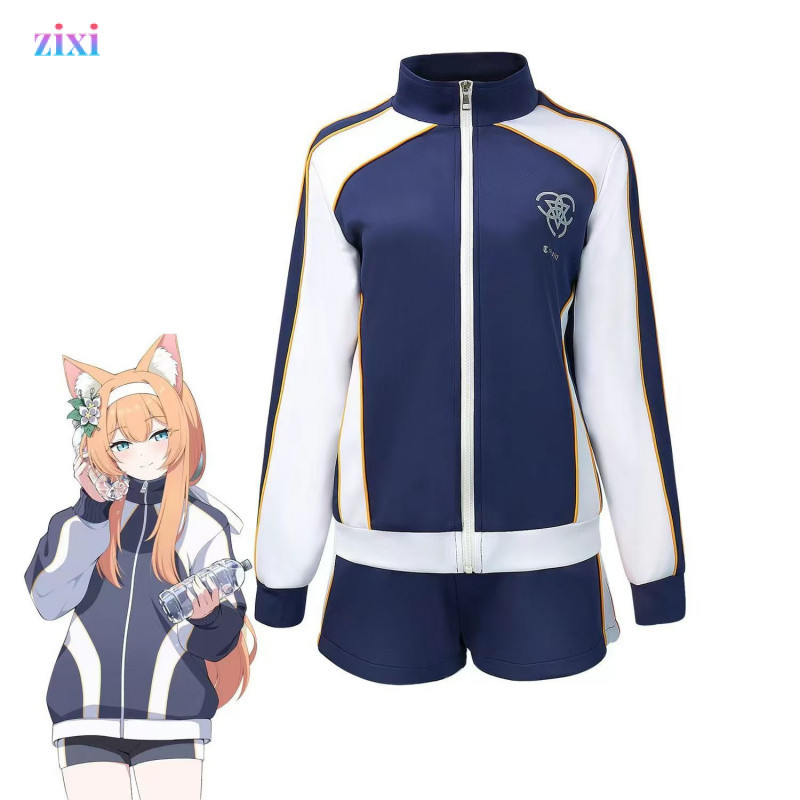 Yiluo Mary Cosplay Costume Blue Archive School Uniform Gymnastics ...