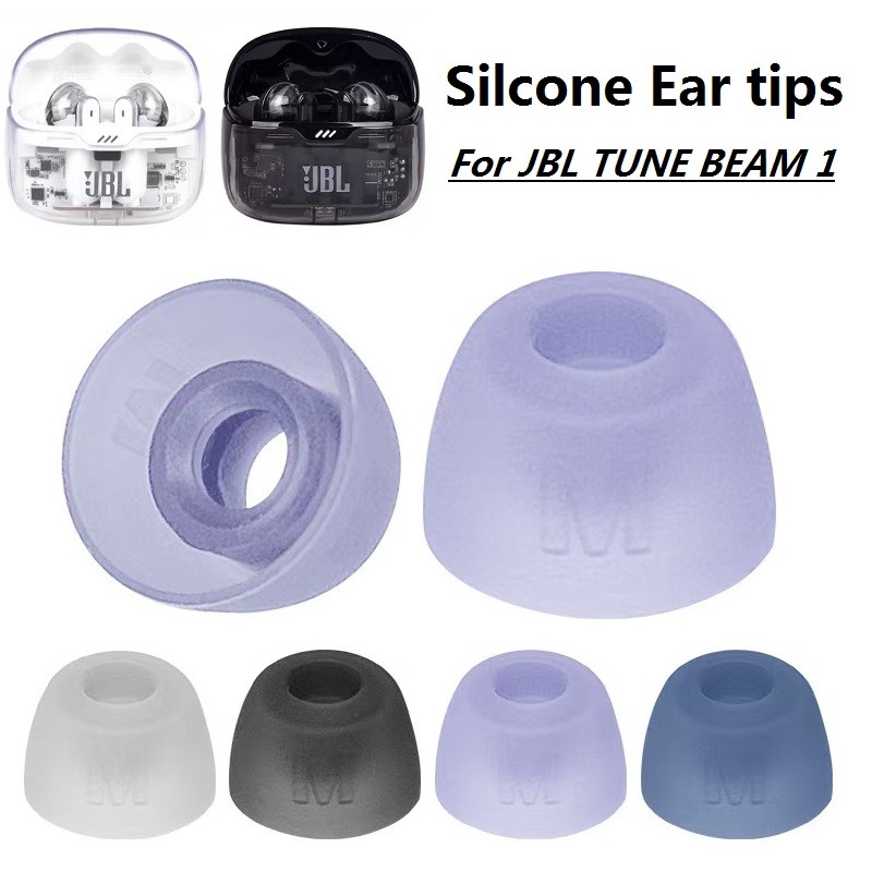 Silicone Ear Tips Earbuds For JBL Tune beam bluetooth Earphones ...