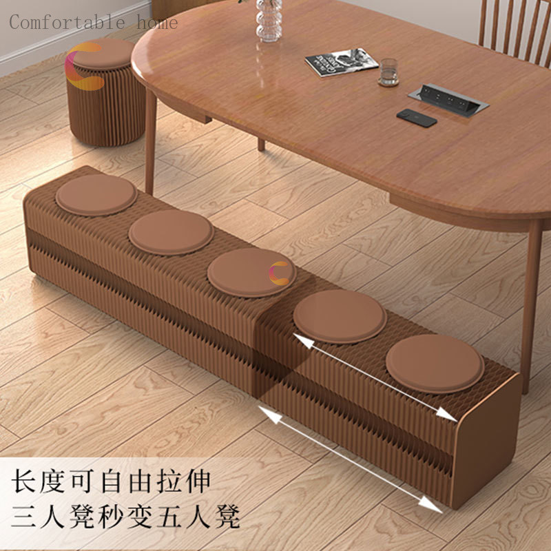 Telescopic Paper Stool Long Stool Folding Long Stool Portable Space ...