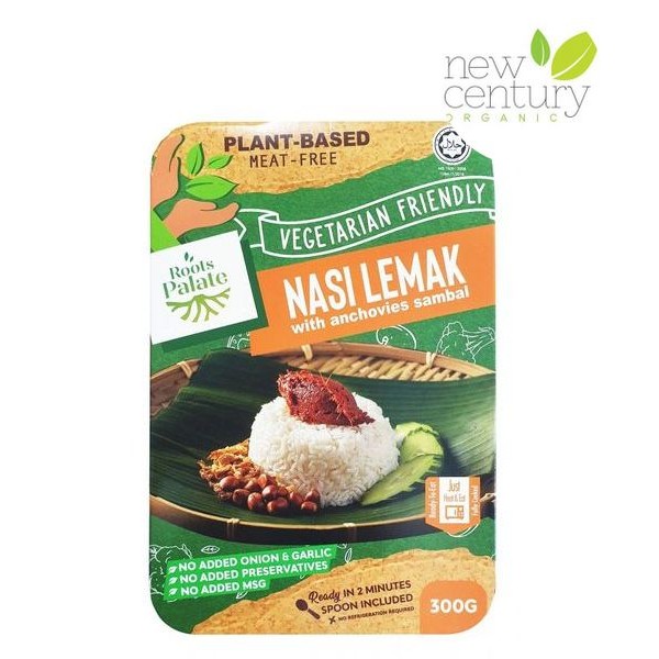 Roots Palate Nasi Lemak with Anchovies Sambal 300g | Shopee Singapore