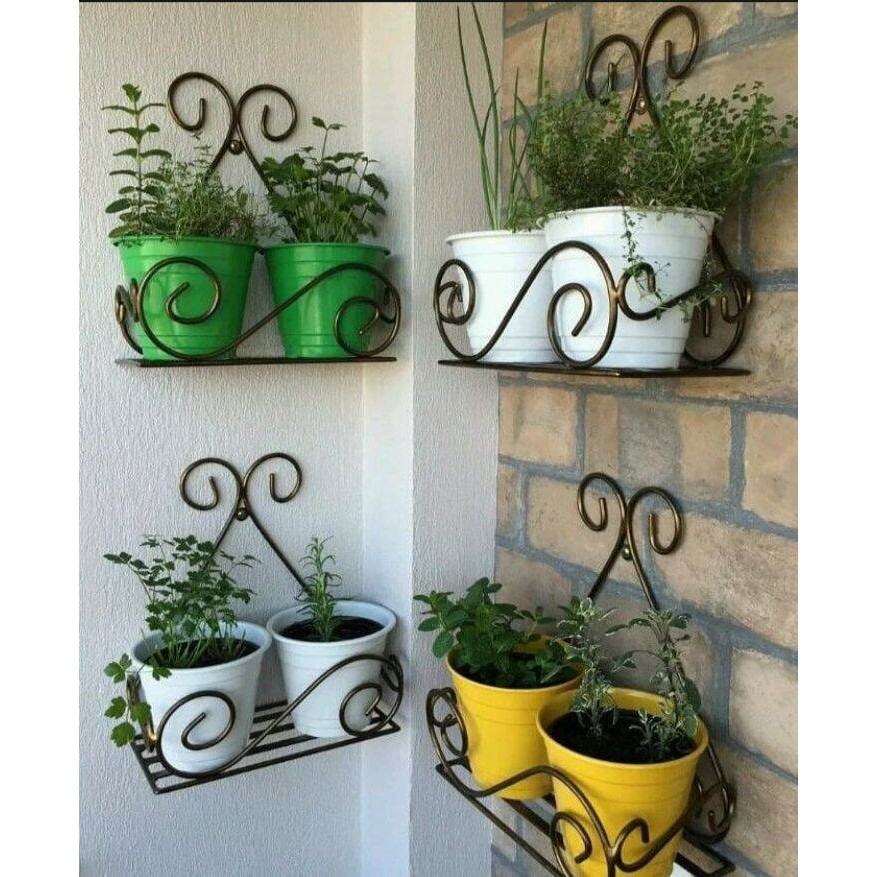 !! Standing WALL FLOWER POT RACK 40 cm LONG (FREE CONCRETE NAILS ...