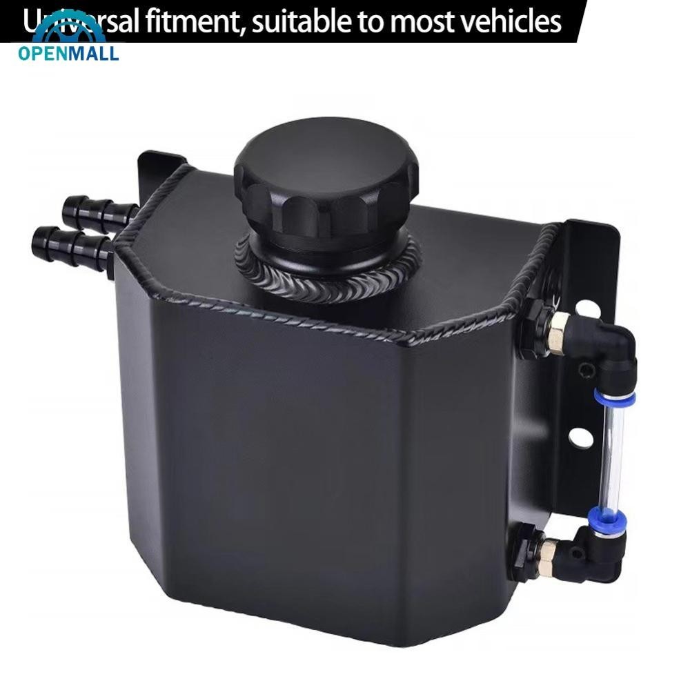 OPENMALL 1L/2L Oil Catch Can Reservoir Aluminum Tank Engine Coolant ...