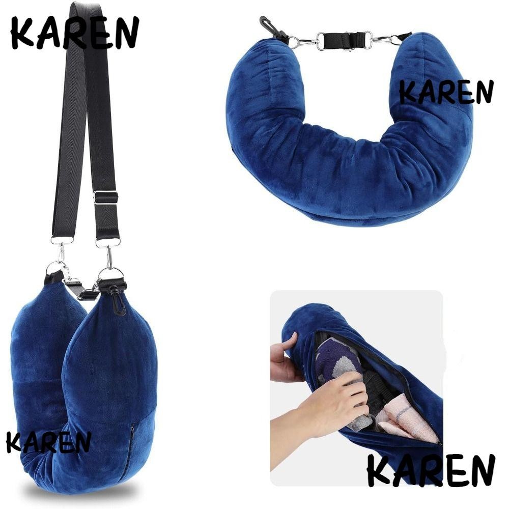 KAREN Ultra Soft Waterproof Stuffable Neck Lycra Fabric Carry Portable ...