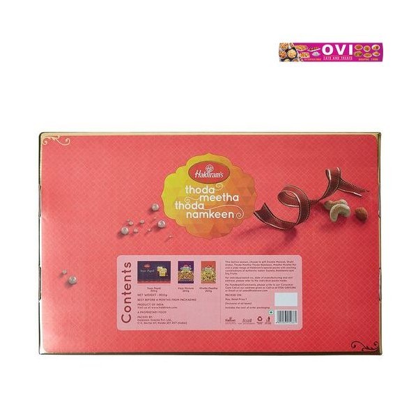 Haldiram's Thoda Meetha Thoda Namkeen diwali pack 900g | Shopee Singapore