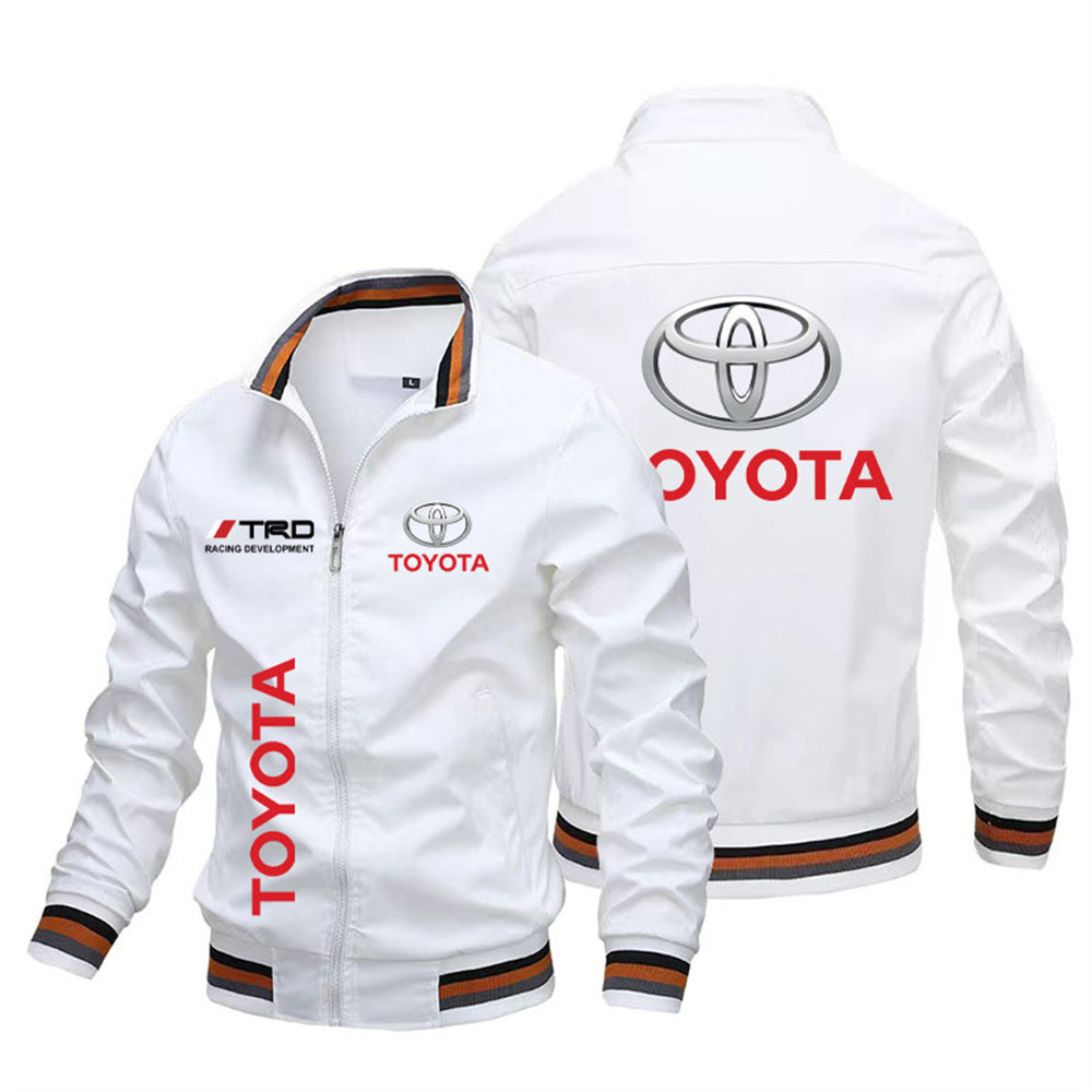 Trendy popular car Toyota men's jacket Spring/Summer stand up collar ...
