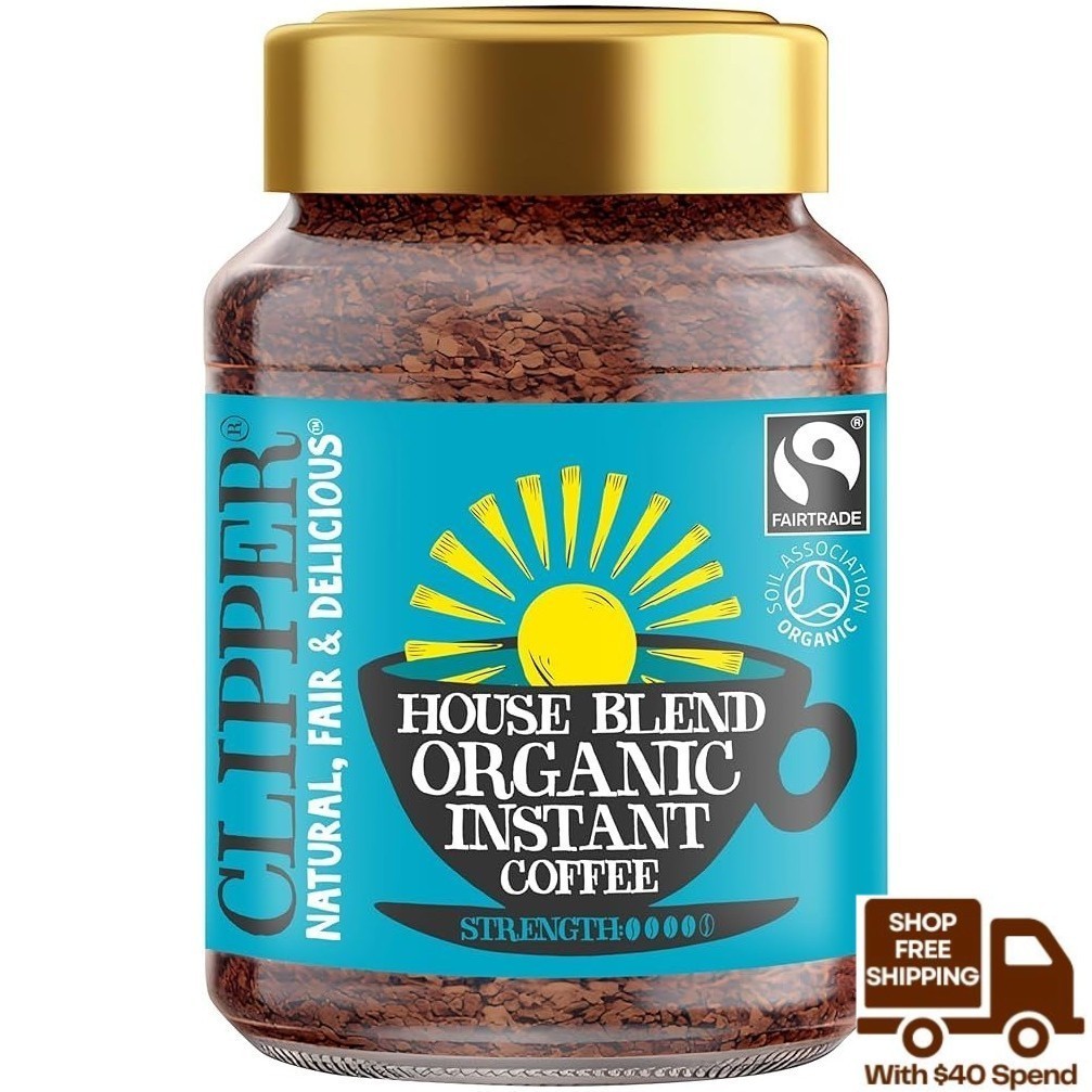 Clipper House Blend Organic Instant Coffee (Blue)100g | Shopee Singapore