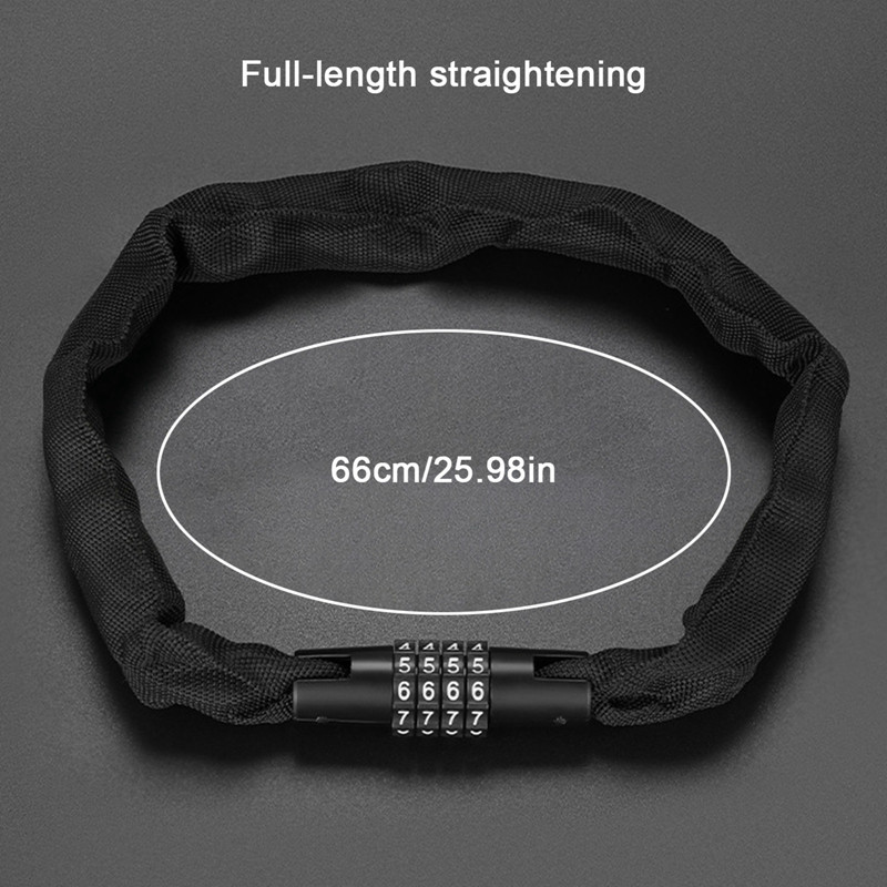 FAUSE Bike Locks Heavy Duty For Anti Theft - Bike Chain Lock With Chain ...