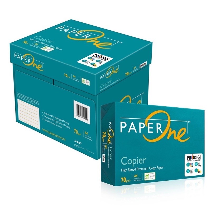 A4 Paper PaperOne Green 70gsm/80gsm (5 Reams / 1 box) PaperOne A4 Copier | Shopee Singapore