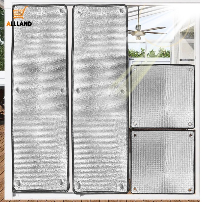 Home Window Sun Shade Pad - Punch-free Aluminum Foil Insulation Film ...