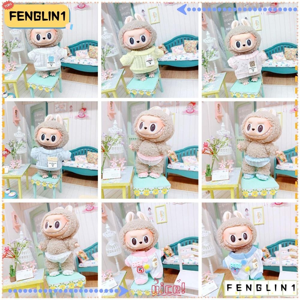 FENGLIN Labubu Doll Clothes, Only Selling Clothes Cute Cartoon Labubu ...