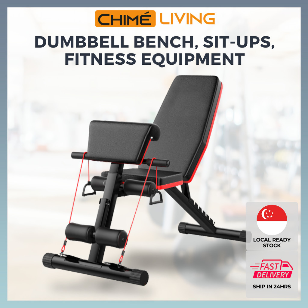 Foldable Home Gym Workout Exercise Bench | Dumbbell Fitness Chair ...