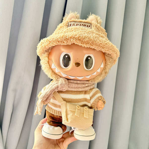 labubu clothes 38cm Labubu Plush Doll Clothes for Vinyl Labubu Doll ...