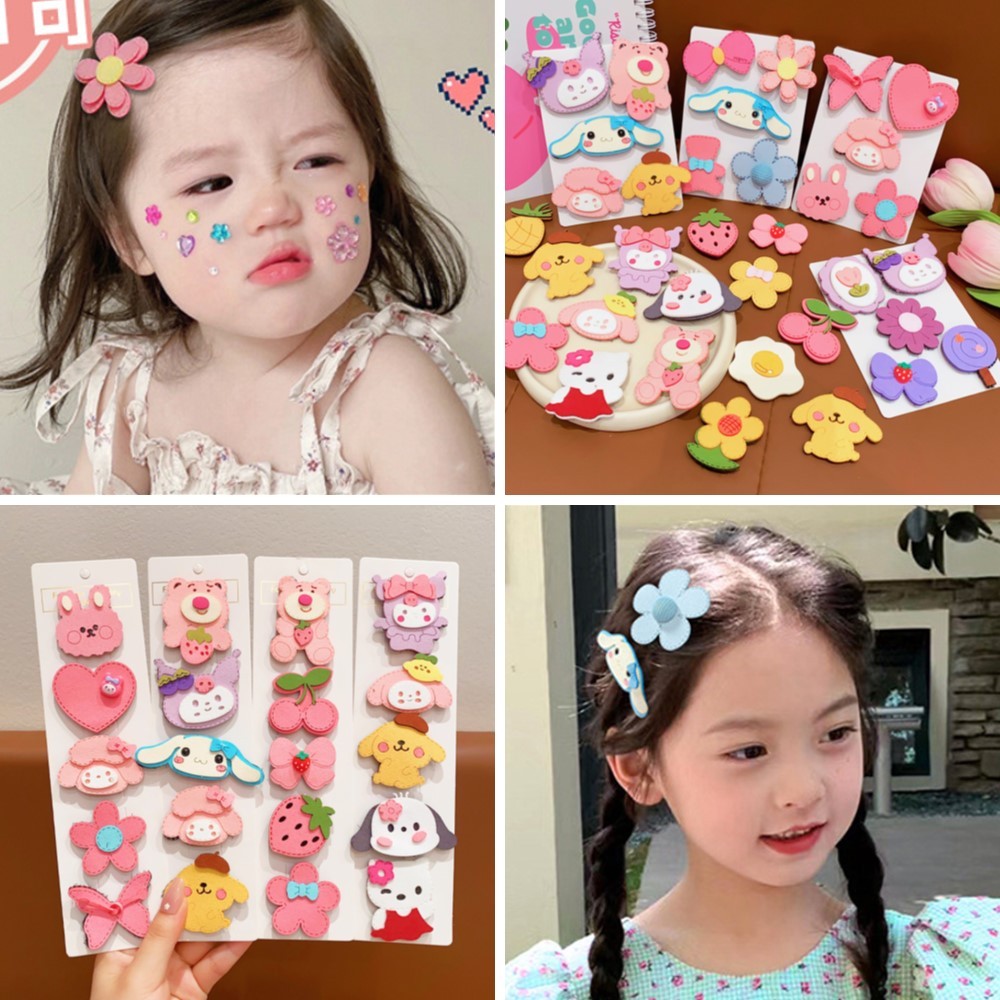 Sanrio Bangs Stickers Cute Hair Accessories Hair Breaking Hair Card ...