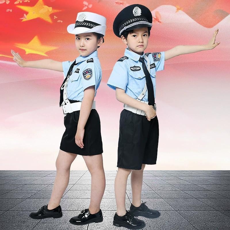 Little Public Security Performance Costume Stage Costume Public ...