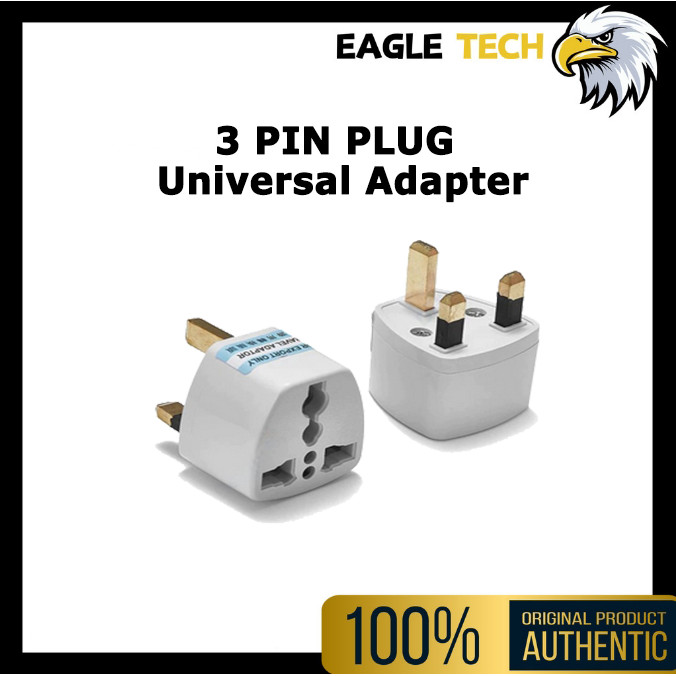 [Ready Stock] UK SG 3 Pin Plug Universal Adapter Travel Adapter Wall ...