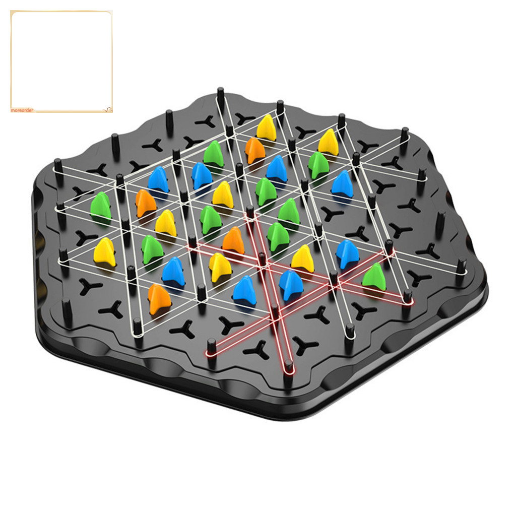 moreorders| Strategic Thinking Chess Game Family Board Game Triangle ...