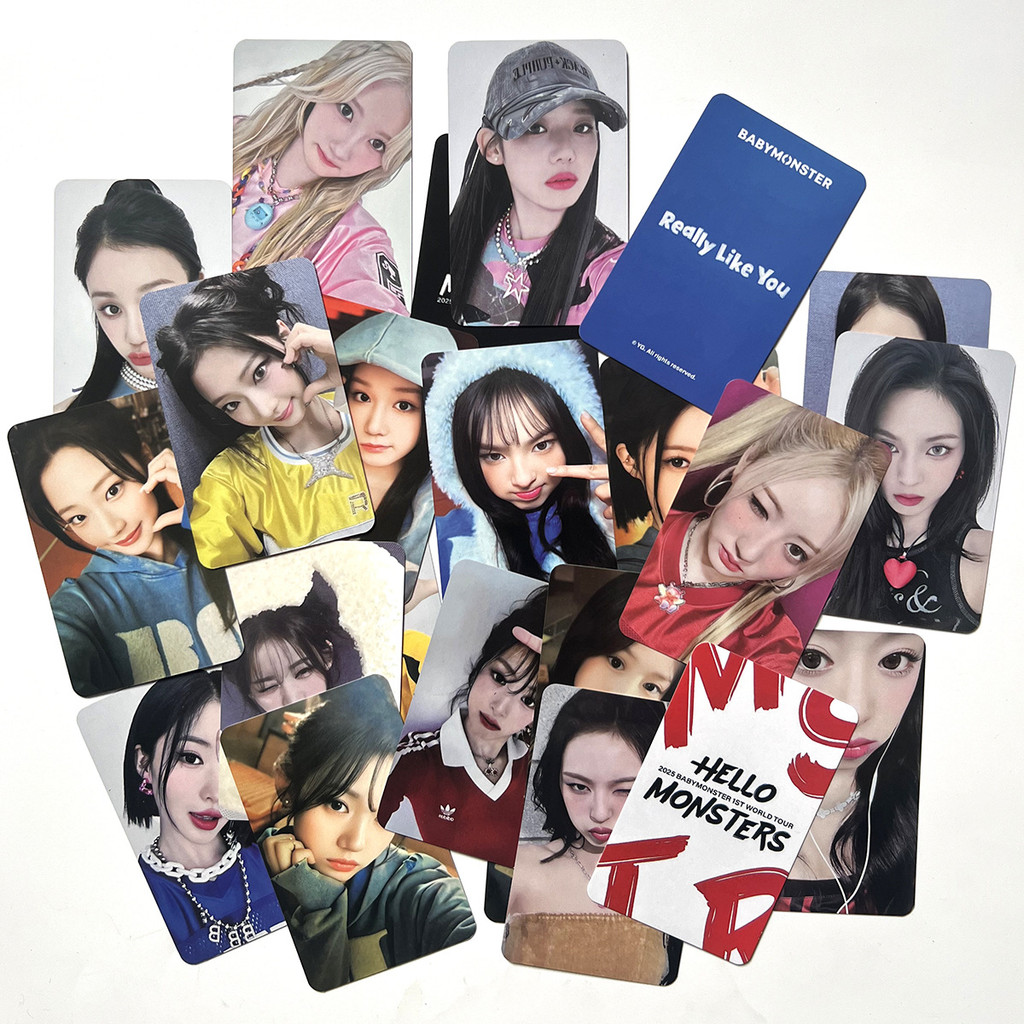 Kpop Babymonster Concert 3-inch High Beauty Peripheral Small Card BM ...
