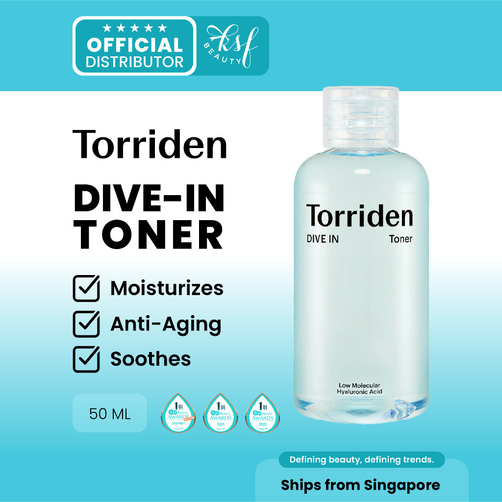 Torriden Skincare Low Molecular Hyaluronic Acid Toner (300ml) | Shopee ...