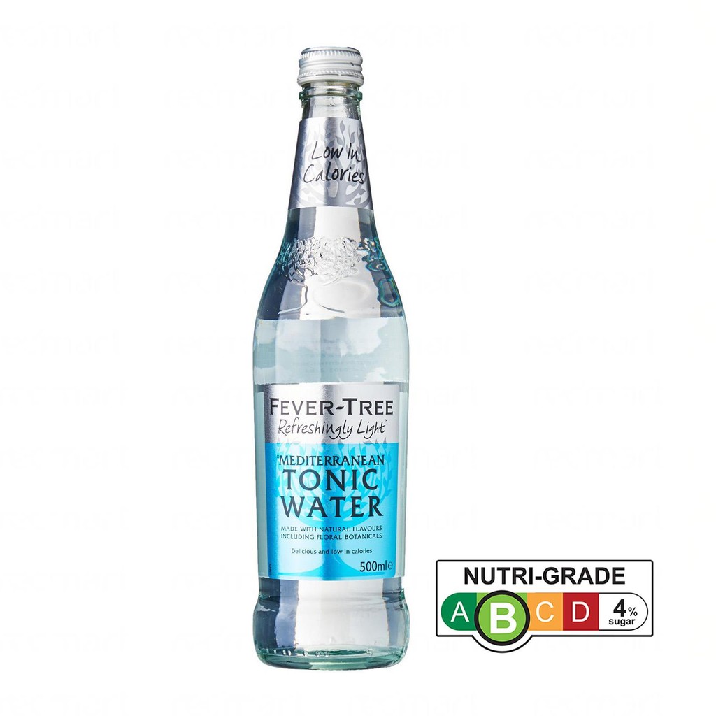 Fever Tree Refreshingly Light Mediterranean Tonic Water 500ml | Shopee ...