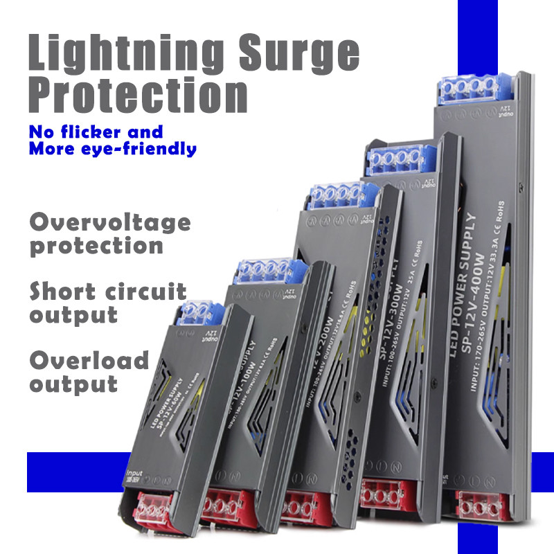 Premium Slim 12V 24V LED Driver Strip Cove Light Super Slim Ultra Thin ...