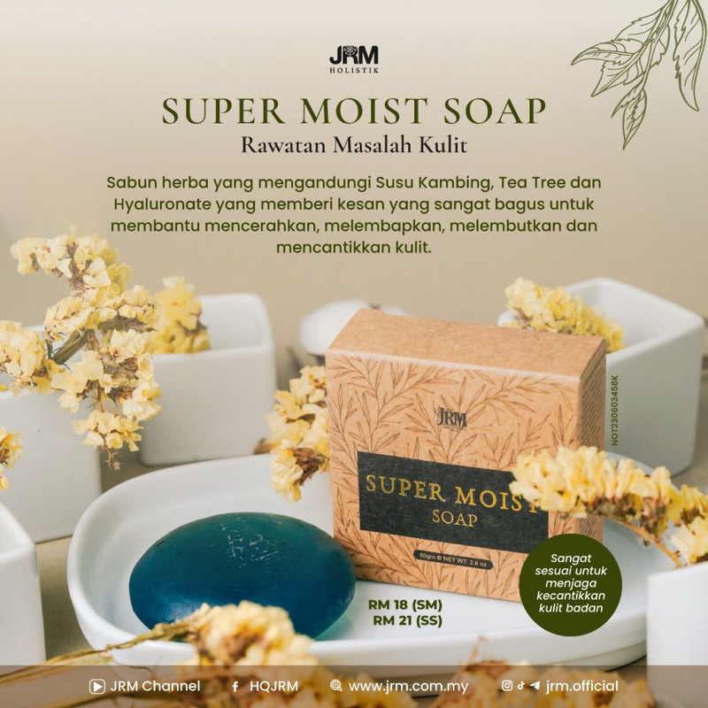 Super Moist Soap JRM by Bonda Rozita Ibrahim | Shopee Singapore