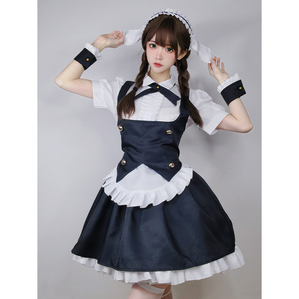 Adorable Maid Costume for Girls COS Black and White Little Bunny Butler ...