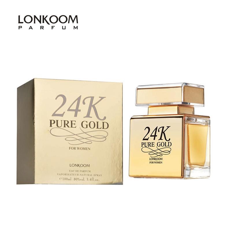LONKOOM 24K PURE GOLD Perfume EDP For Women (100ml) | Shopee Singapore